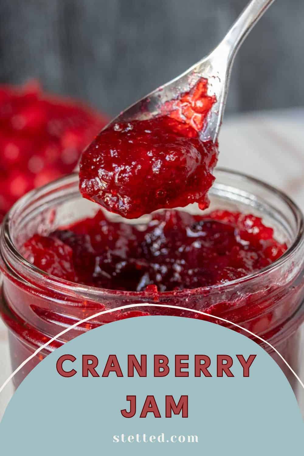 Small Batch Cranberry Jam (3 Ingredients) - stetted