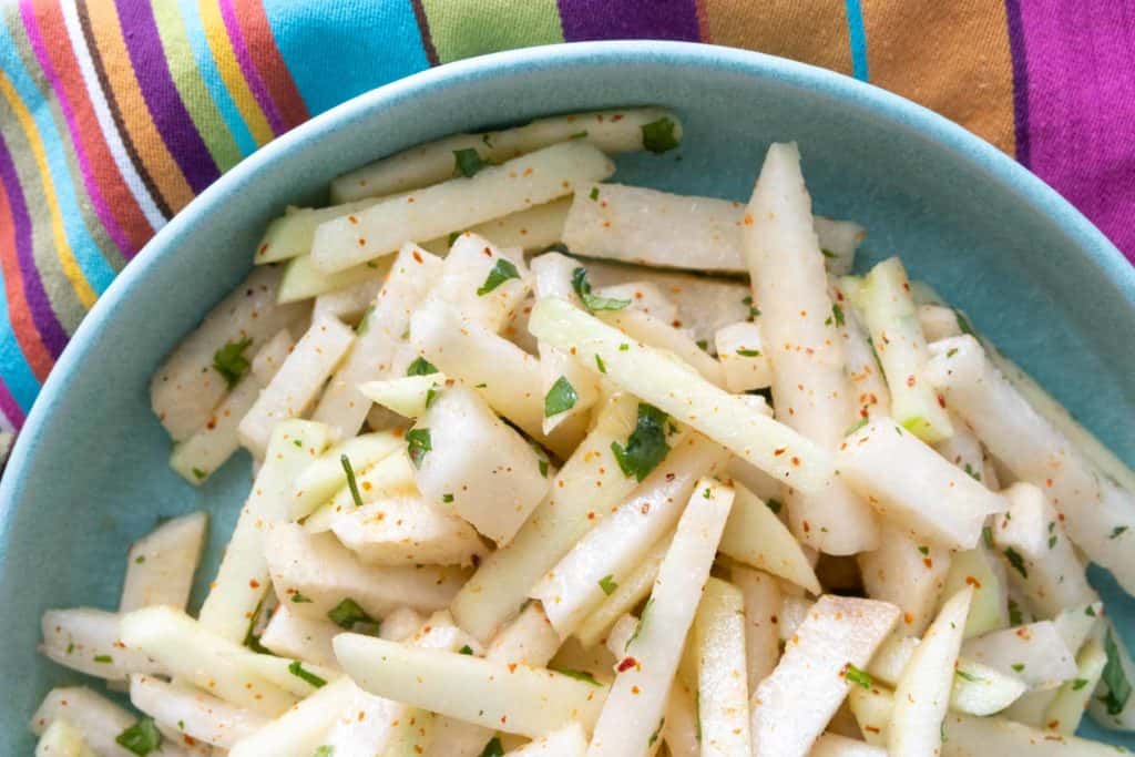 Jicama Salad with Tajin - stetted