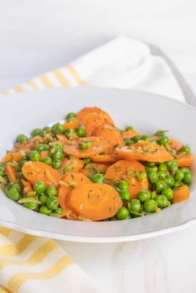 Peas and Carrots with Fresh Herbs