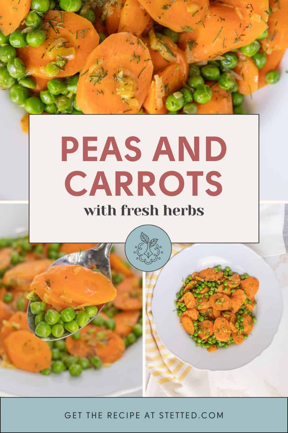 Peas and Carrots with Fresh Herbs - stetted