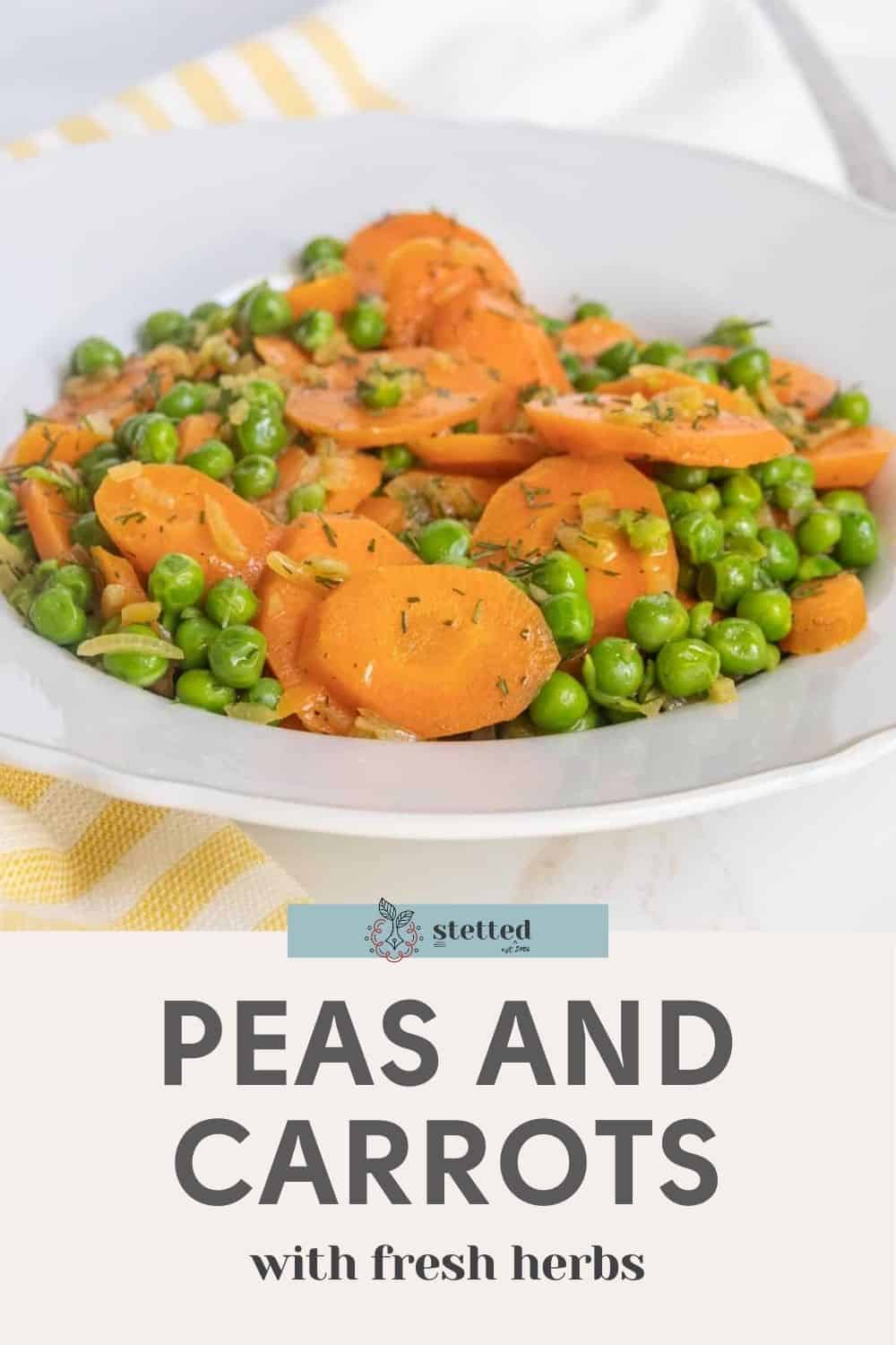 Peas and Carrots with Fresh Herbs - stetted
