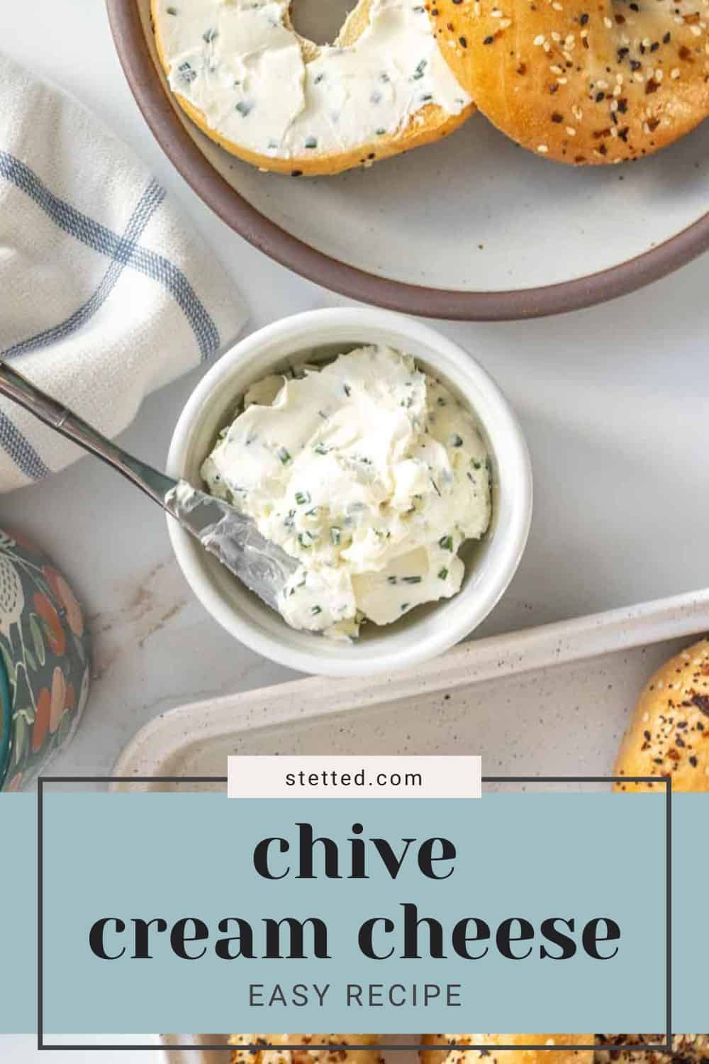 Chive Cream Cheese - stetted