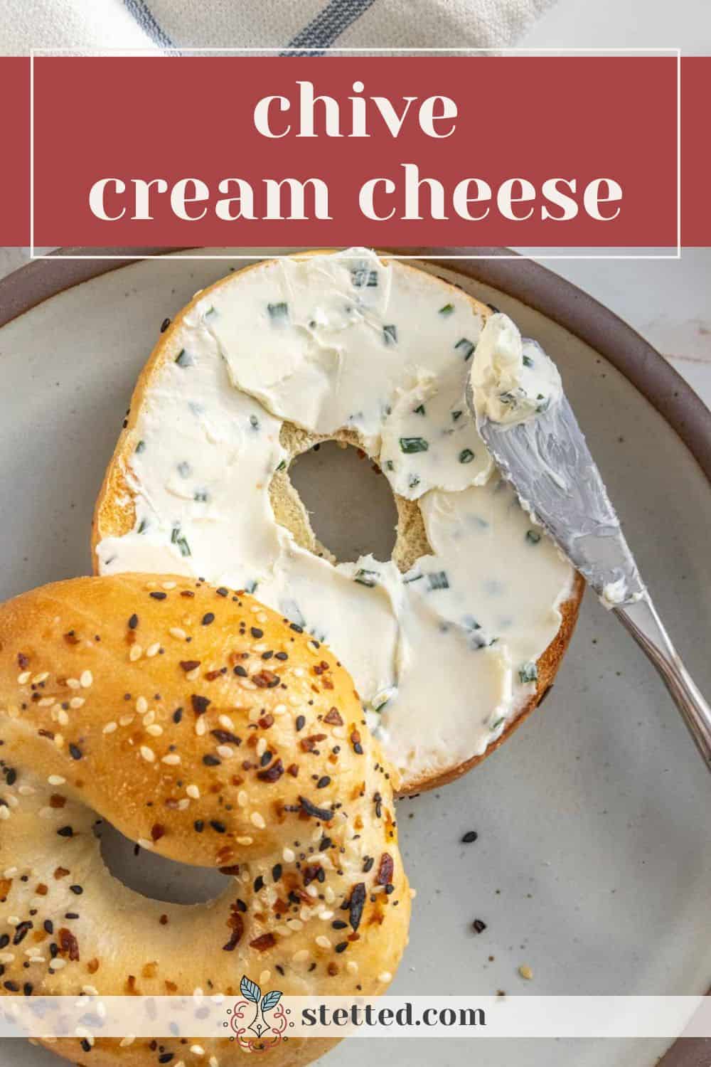 Chive Cream Cheese - stetted