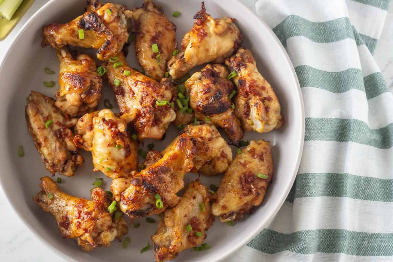 Sticky Chicken Wings with Plum Jam