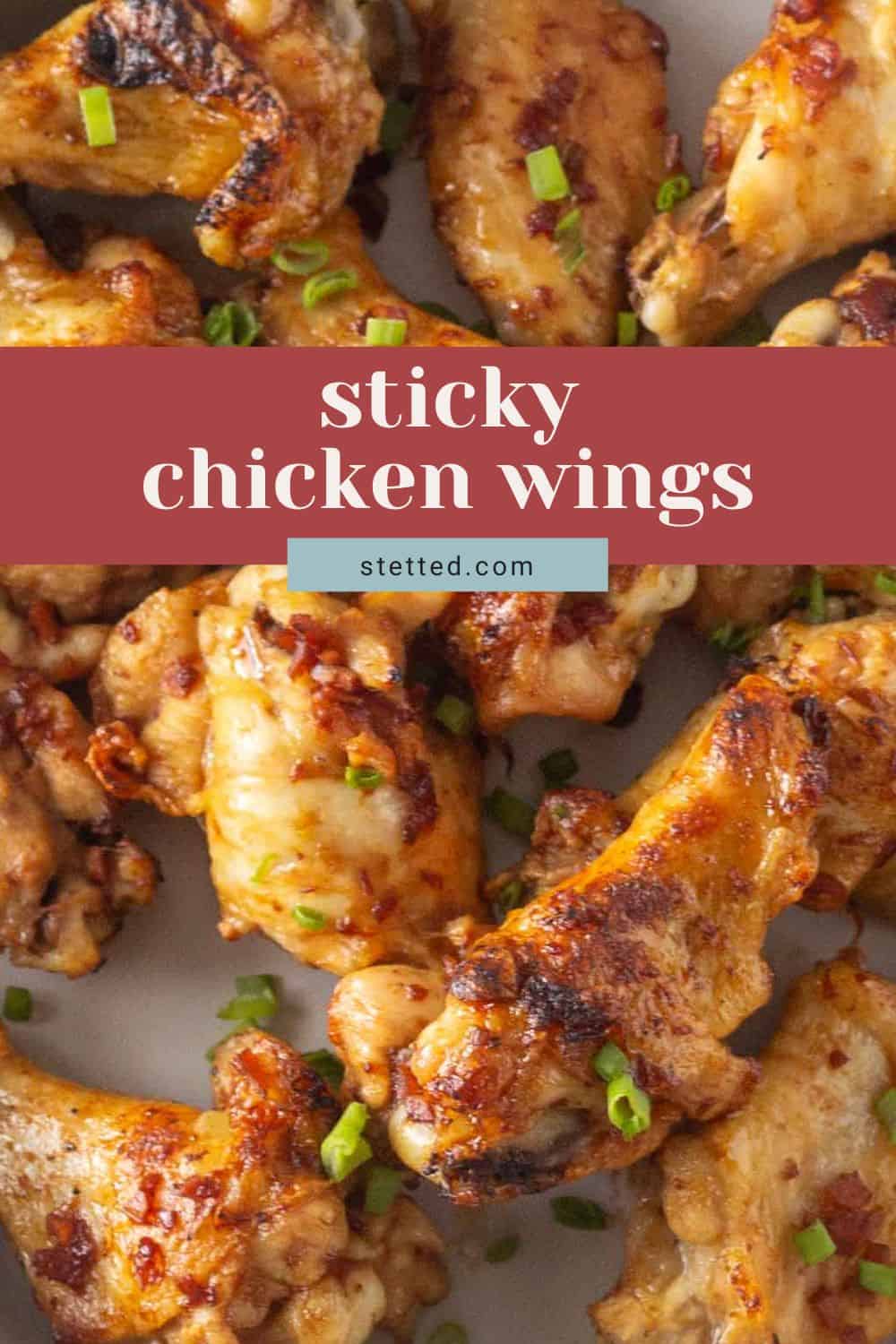 Sticky Chicken Wings with Plum Jam