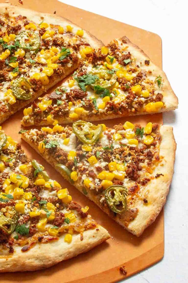 Chorizo Corn Pizza