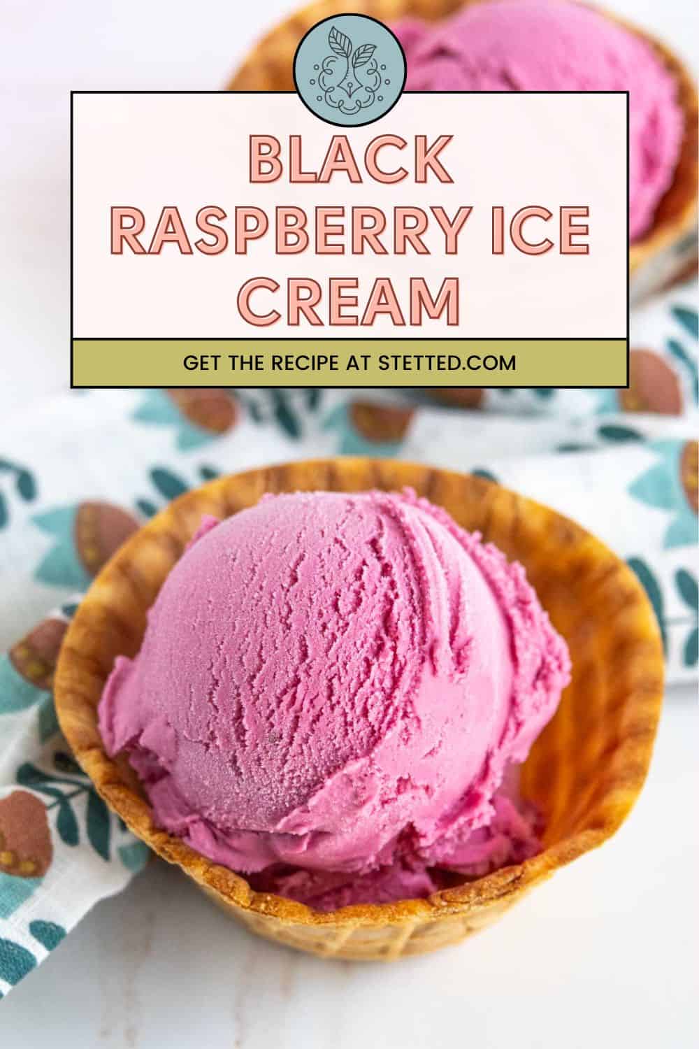 Black Raspberry Ice Cream - stetted