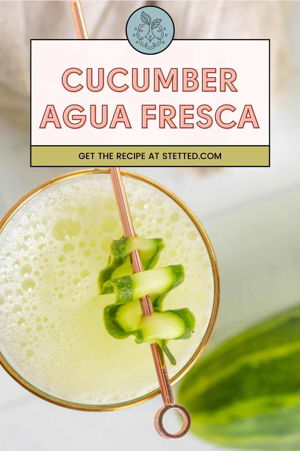 Cucumber Agua Fresca - stetted