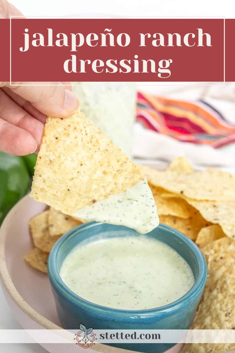 Jalapeño Ranch Dressing - stetted