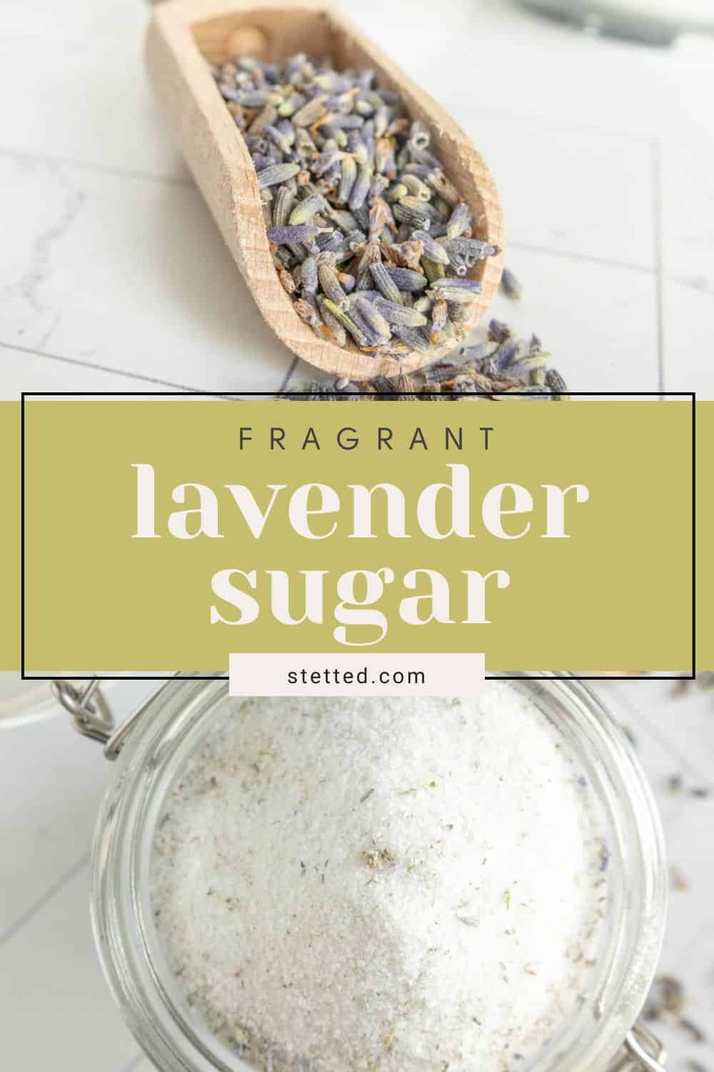 Lavender Sugar - stetted