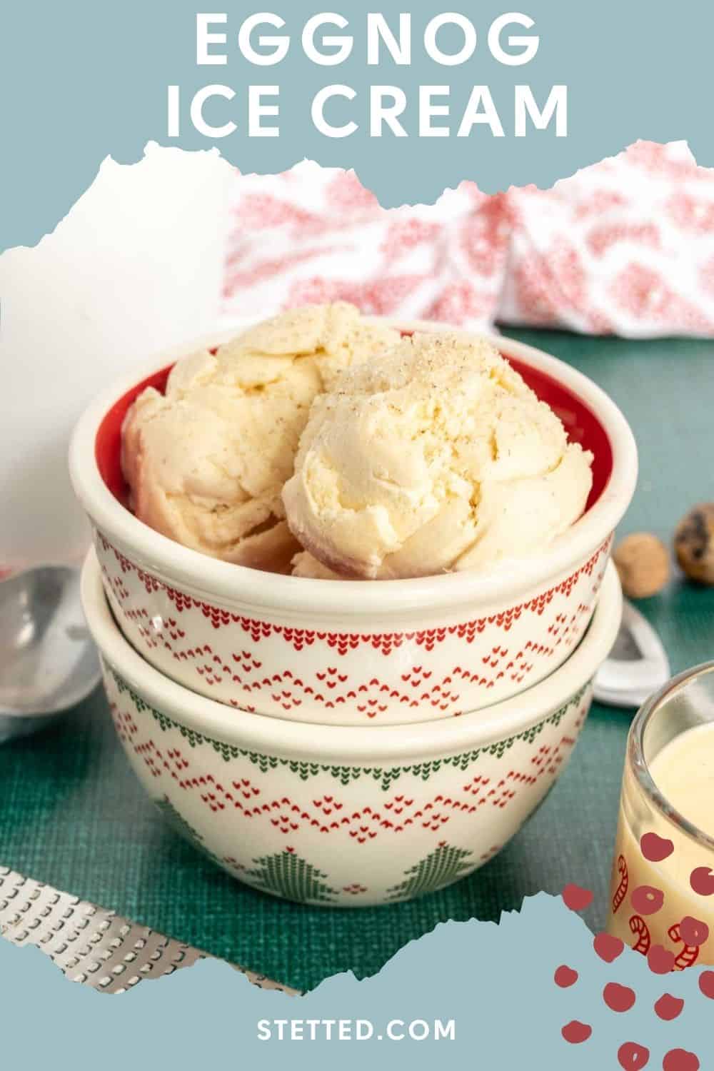 Eggnog Ice Cream - stetted