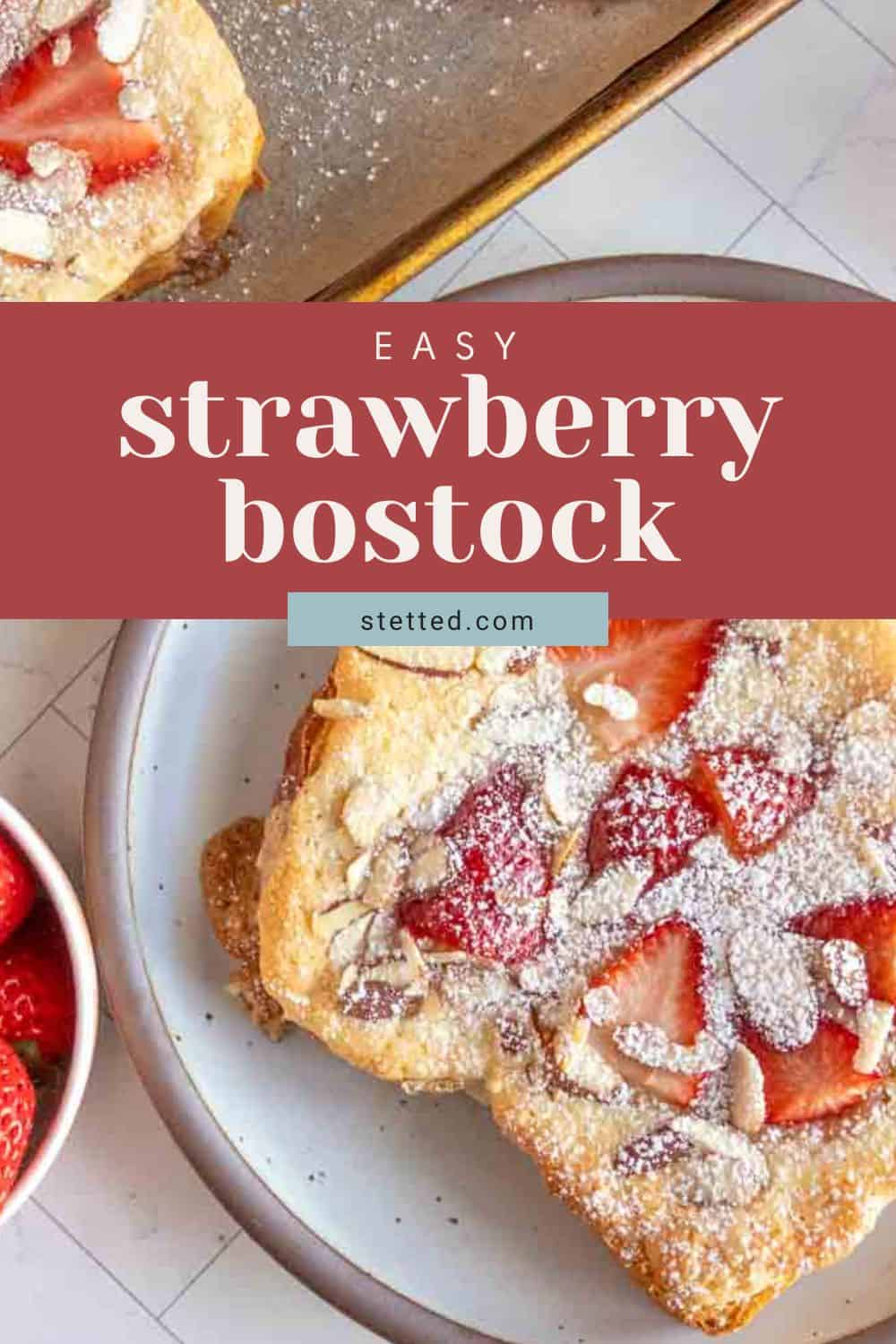 Strawberry Bostock - stetted