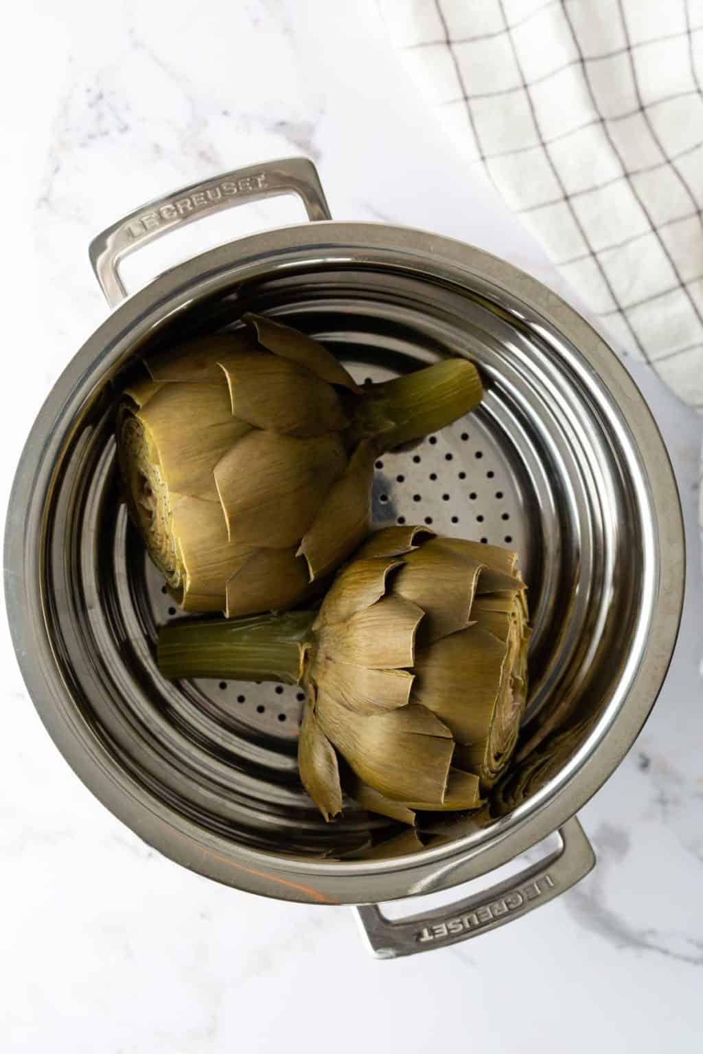 How to Cook Artichokes (Easy Steam Method) - stetted