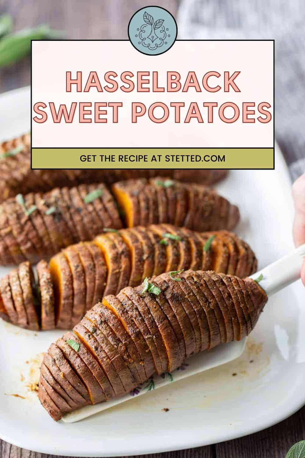 Hasselback Sweet Potatoes - stetted