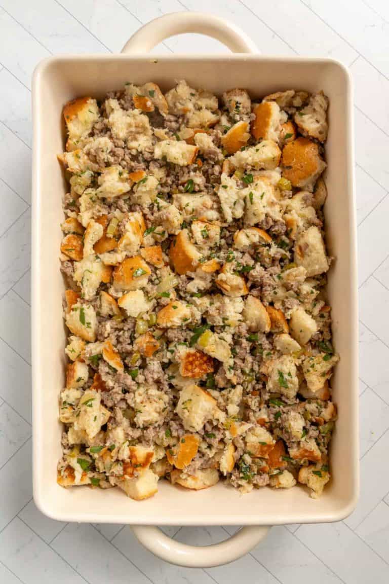 Sausage Stuffing with Fresh Herbs