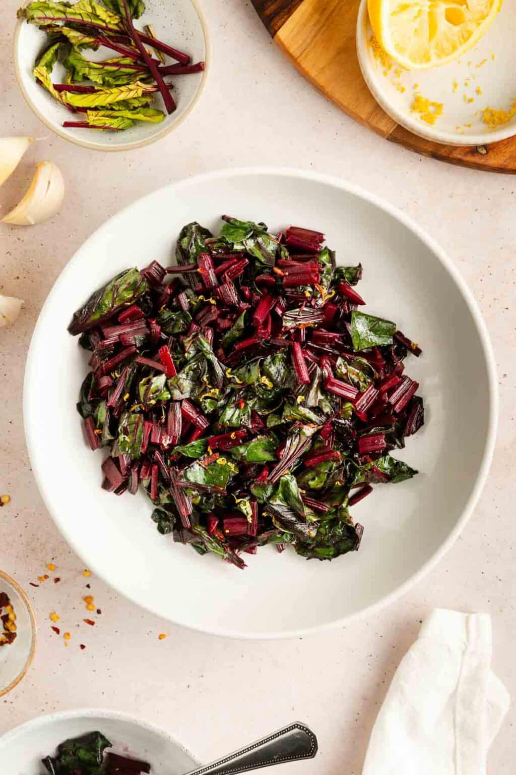 Easy Sautéed Beet Greens