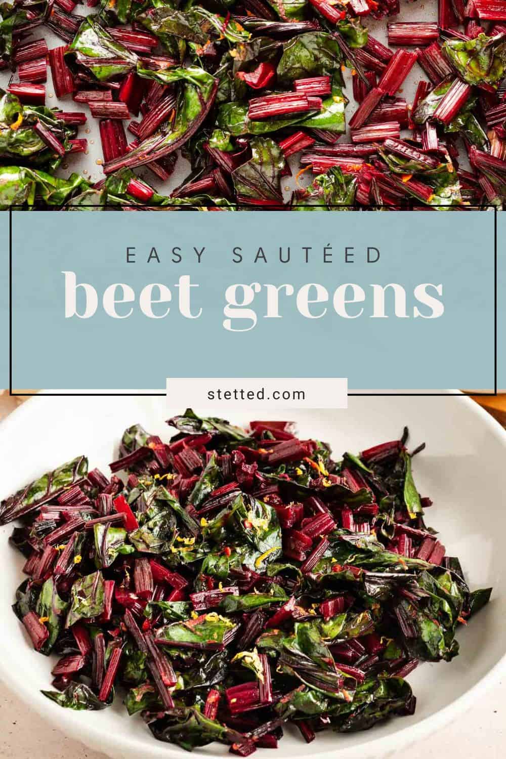 Easy Sautéed Beet Greens