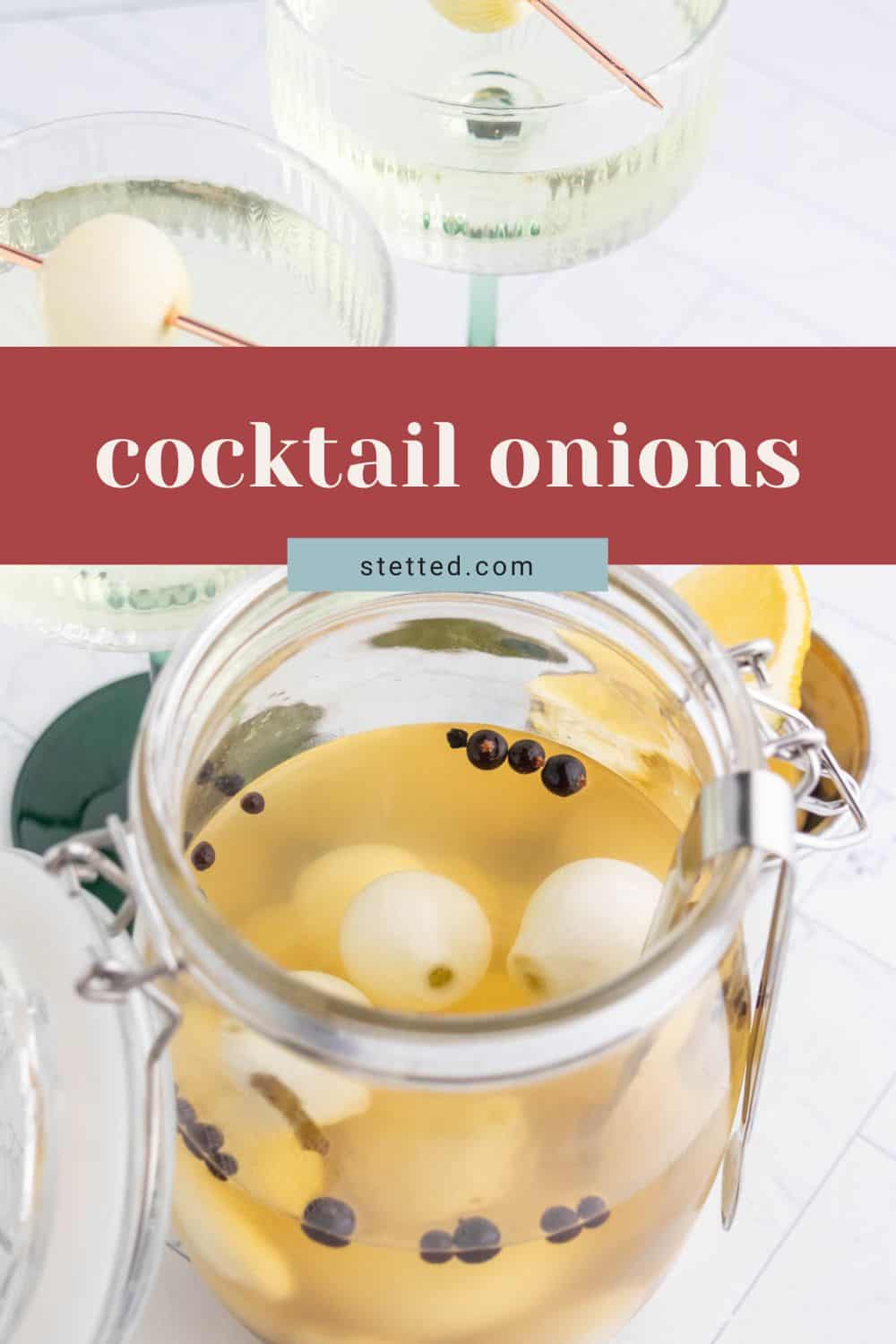 Homemade Cocktail Onions