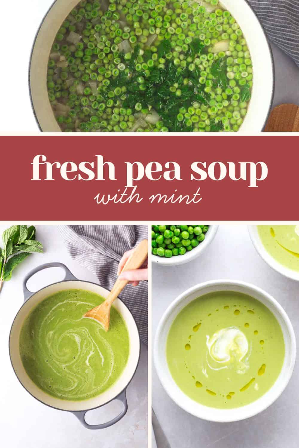 Spring Pea Soup with Mint